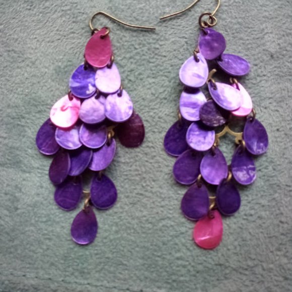 Jewelry | Purplicious Earrings | Poshmark